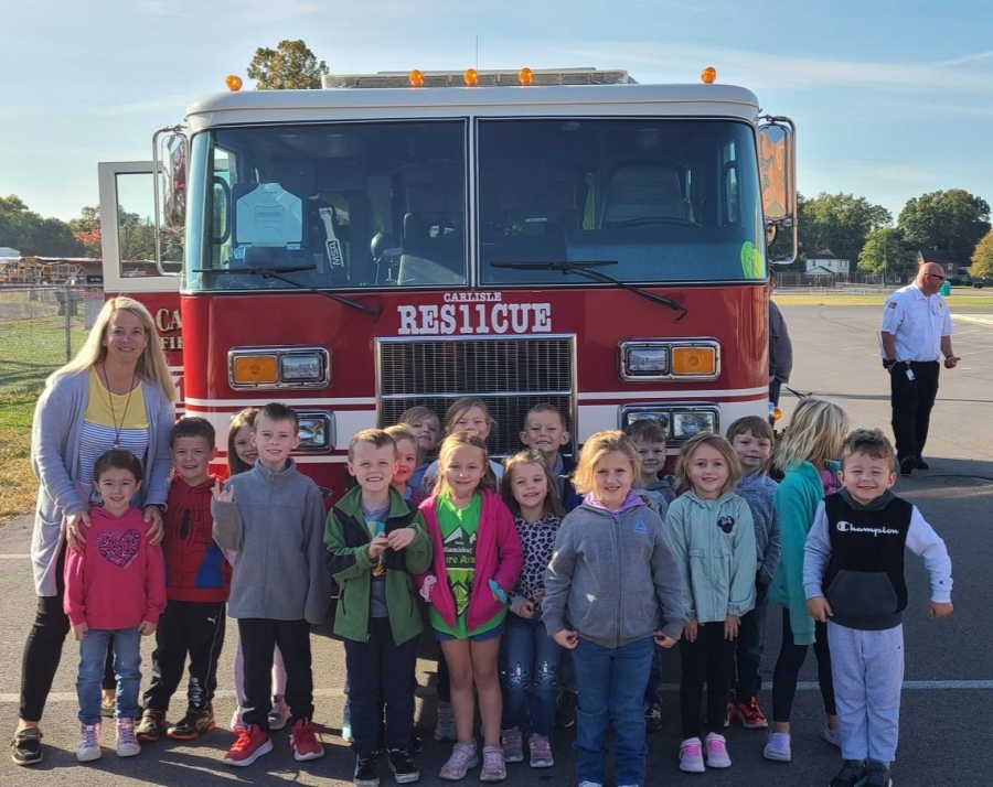 Kindergarten Field Trip to Fire Station